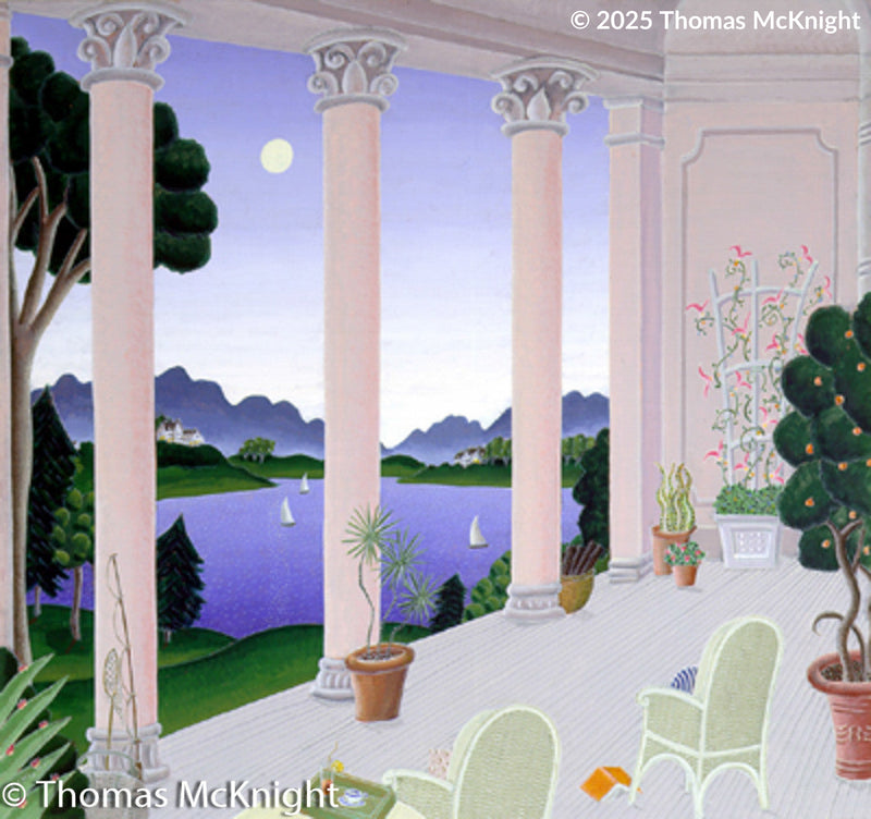 Thomas McKnight Paintings, Prints, Silkscreens, Etchings, Serigraphs